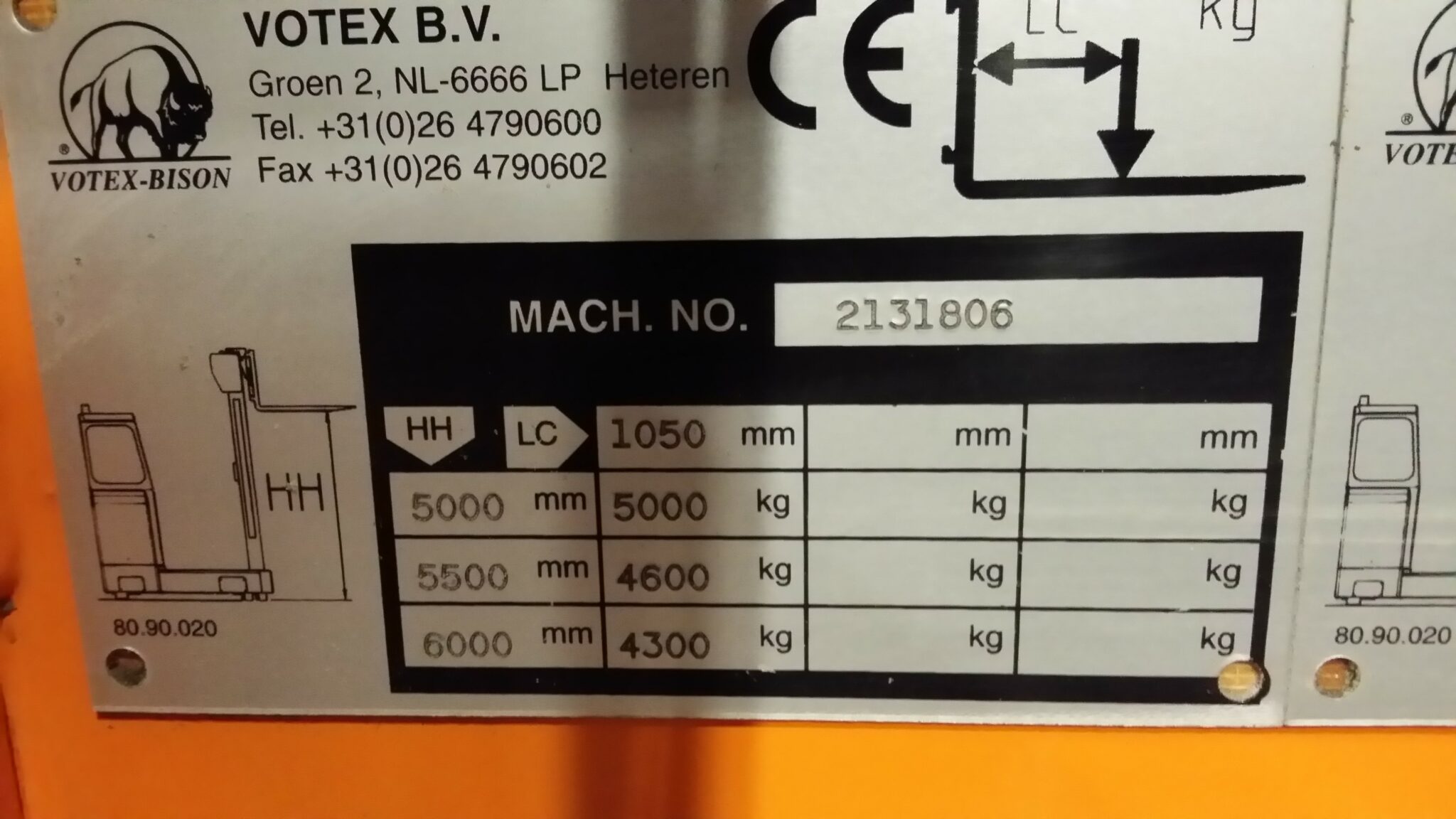 2131806 Votex Bison Traffic V5004 - Votex Bison